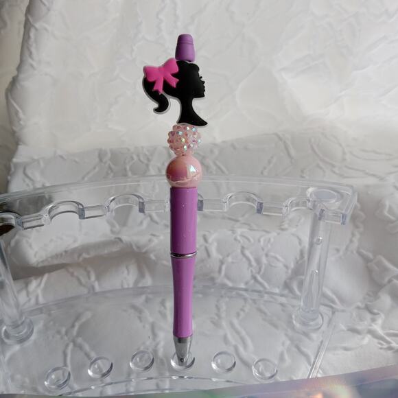Handmade | Office | Barbie Beaded Pen | Poshmark